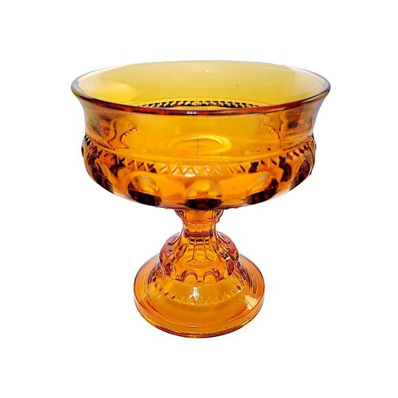 Indiana Glass | Other | Indiana Glass Amber Colored Pressed Glass Kings ...